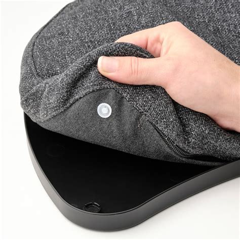 Öjulf Podložka Pod Notebook Tmavě šedá 52x38 Cm Ikea