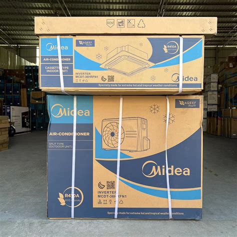 Midea Cassette Ceiling Air Conditioner 4 Way Air Flow T3 Tropical
