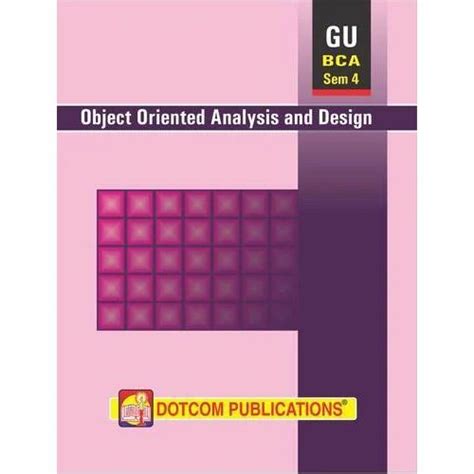 Object Oriented Analysis And Design Book At Piece Model