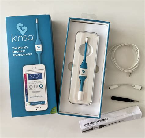 Kinsa Smart Stick Digital Thermometer Downloadable App Free Health