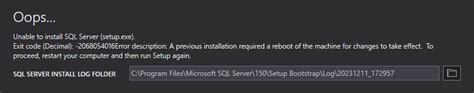 Unable To Install Sql Express Server 2019 Microsoft Qanda