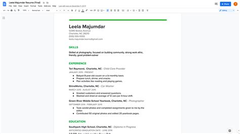 Lesson How To Create A Resume Applied Digital Skills