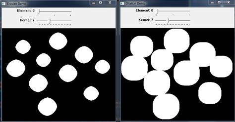 Opencv 系列 形态学操作膨胀、腐蚀图像腐蚀圆形结构元素 Csdn博客