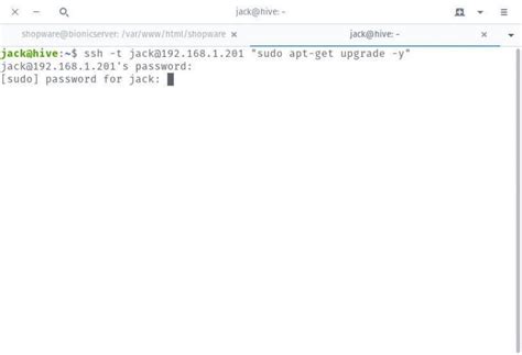How To Run A Command That Requires Sudo Via Ssh