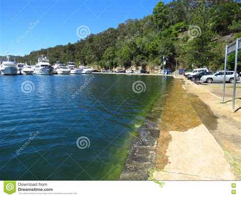 King Tide Overflows Seawall Near Sydney Stock Image Image Of Danger Inlet 79075865