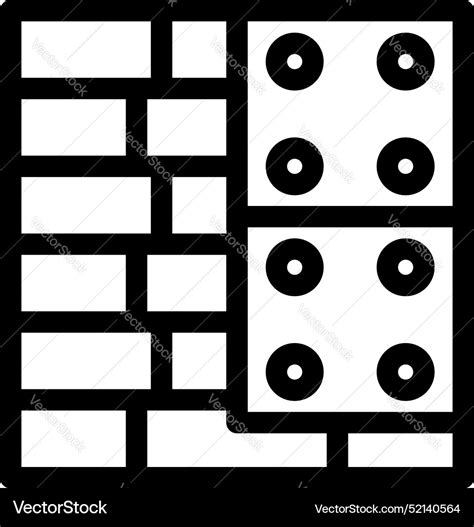 Server Room Icon Showing Data Storage With Hard Vector Image