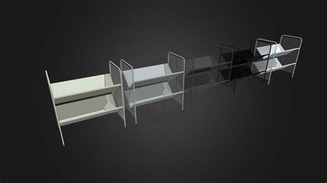 Ratner 책꽂이 트롤리 2단 3d Model By Kovishop [72e54ee] Sketchfab