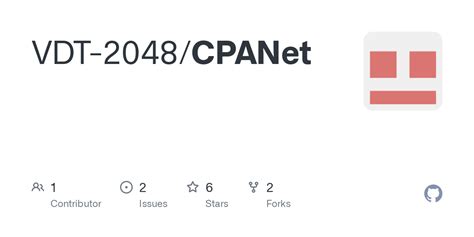 Issues VDT 2048 CPANet GitHub