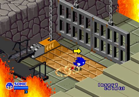 SegaSonic The Hedgehog Arcade The King Of Grabs