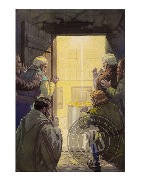 Opening The Tomb Of Father C R C By John Augustus Knapp