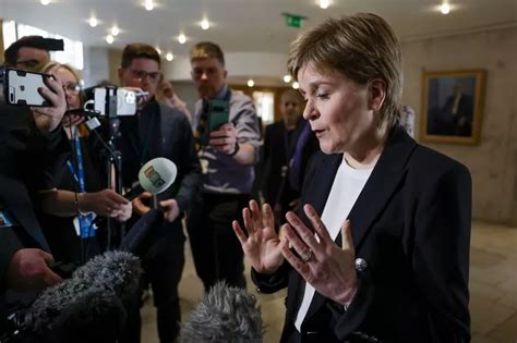 Nicola Sturgeon Makes First Holyrood Contribution Since Resigning As