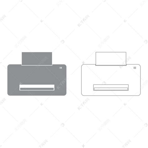 打印机设置图标。素材图片免费下载 千库网