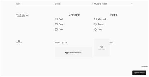 React Standalone Form Mui Forked Codesandbox