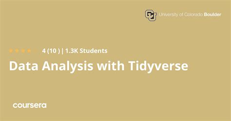 Data Analysis With Tidyverse Coursera