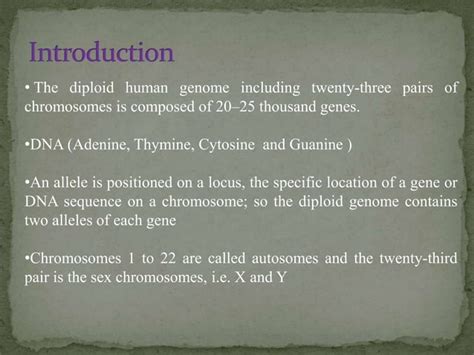 Mutation Detection Methods In Genetic Disorders Pptx