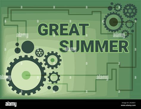 Text Caption Presenting Great Summer Concept Meaning Having Fun Good