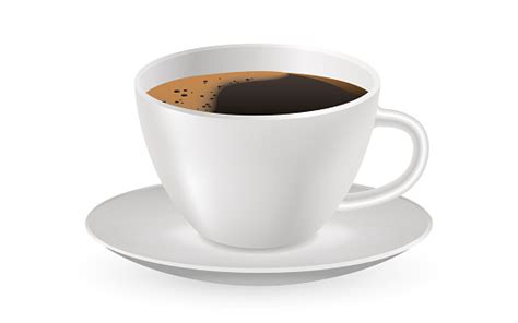 흰색 컵에 3d 현실적인 에스프레소 커피 커피 마실 것에 대한 스톡 벡터 아트 및 기타 이미지 커피 마실 것 컴퓨터 그래픽 커피잔 Istock