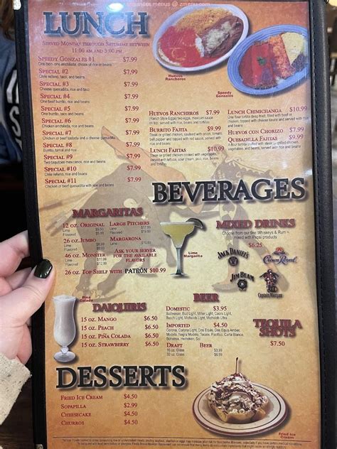Menu At Fiesta Brava Restaurant Jackson