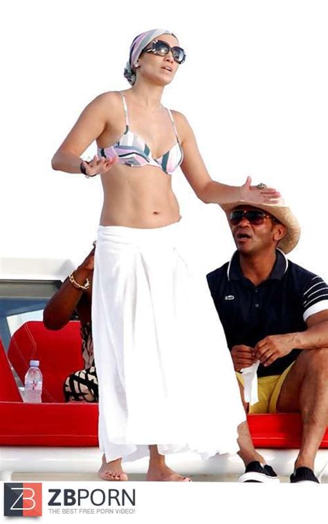 Jennifer Lopez Celebrating Her Bday In Miami Bathing Suit Top Zb Porn