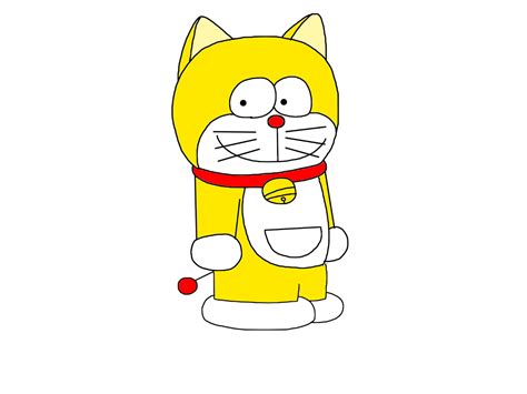 Yellow Doraemon With Ears By Ultra Shounen Kai Z On Deviantart