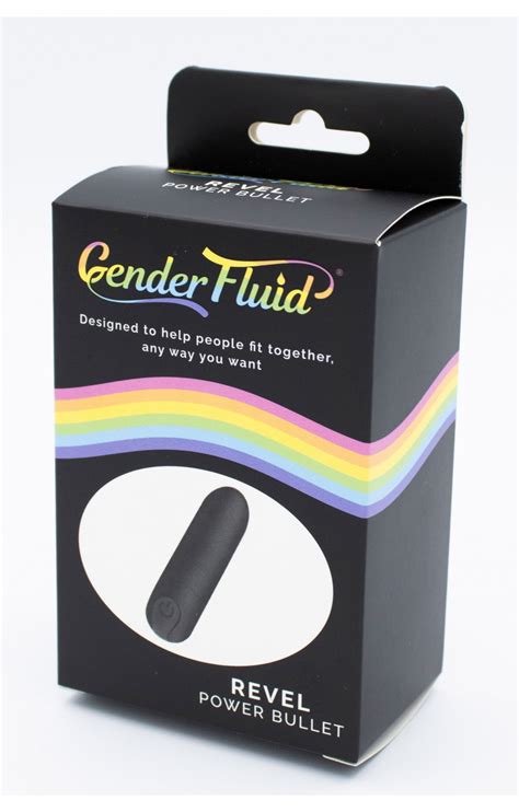 Gender Fluid Revel Power Bullet Matte Black Gfl 4172