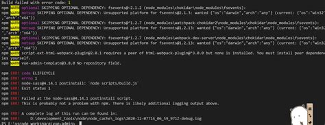 Npm Err Node Sass4141 Postinstall `node Scriptsbuildjs
