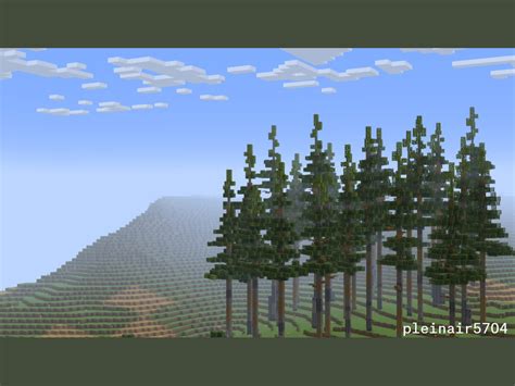 Pine Trees In 2025 Minecraft Tree Minecraft Architecture Minecraft Designs