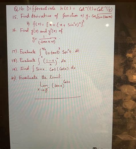 Solved 1 ∫0π3sec2θsinθsinθ⋅tan2θ⋅dθ 2 ∫0321−x2dx 3