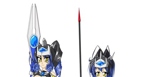 ウルトラ戦姫 ウルトラレディ・スフェールブリージングサファイア 黒刃臥音のイラスト Pixiv