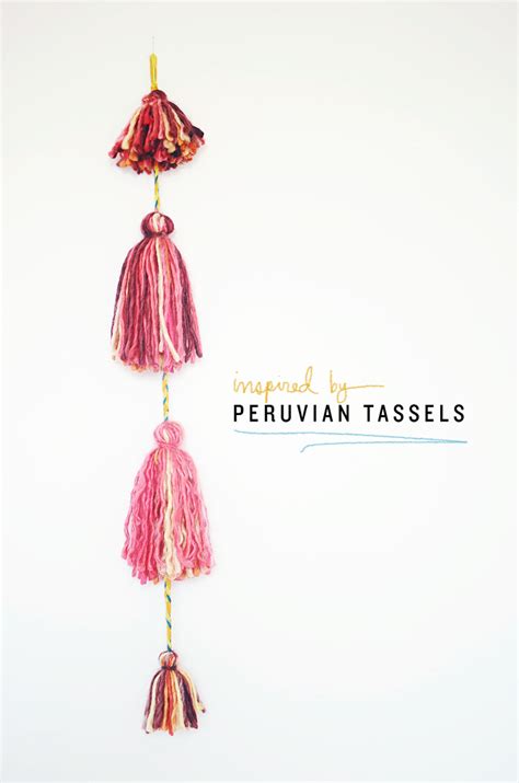 Diy Inspired By Peruvian Tassels Cakies