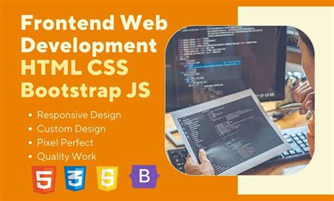 Develop responsive website using html css javascript and bootstrap by Frontend_usama | Fiverr