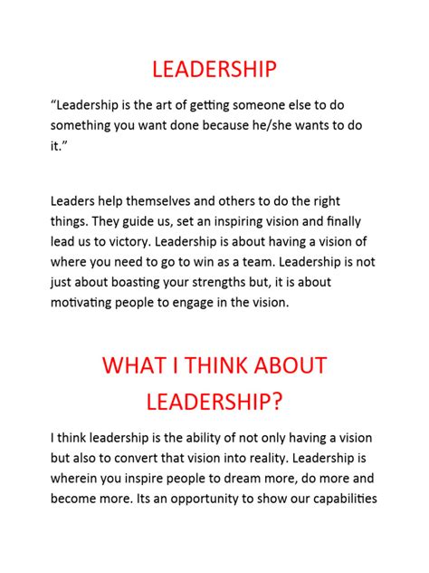 Leadership Pdf Leadership Social Psychology