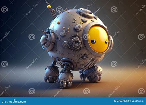 Cute Mini Robot Generative Ai Stock Illustration Illustration Of Machine Cyber 276270352