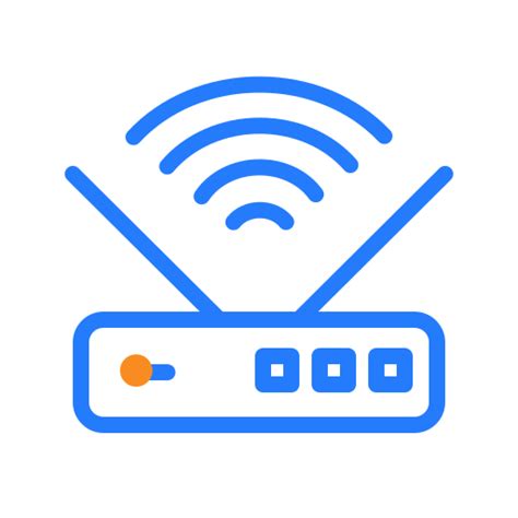 Wifi Router Generic Outline Color Icon