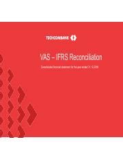 Understanding Key Differences Between IFRS And VAS Financial Course Hero