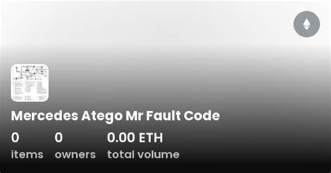 Mercedes Atego Mr Fault Code Collection Opensea
