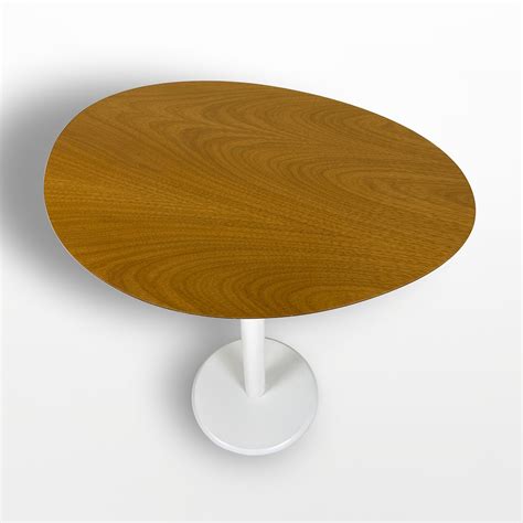 Mesa Lateral Monopé Design Orgânico Branco e Mel Decore Casa Decore Casa design mineiro