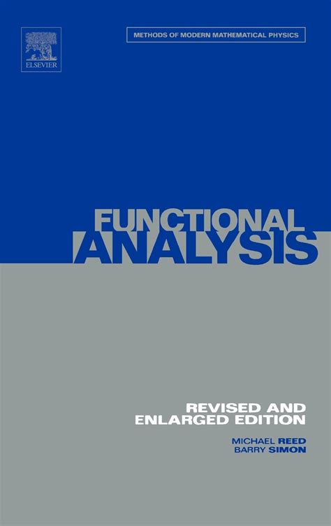 Functional Analysis Reed Michael Simon Barry 9780125850506 Amazon