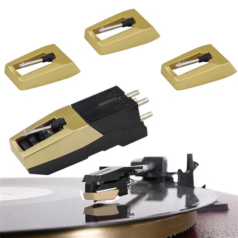 Fofvccv 3 Pcs Record Player Needle With 1 Pc Record Player