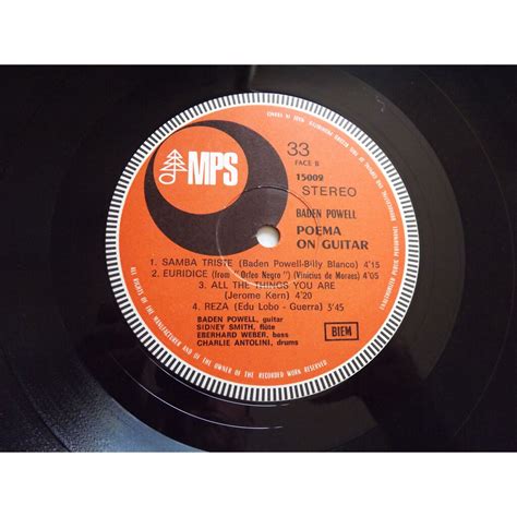 Poema On Guitar De Powell Baden 33t Gatefold Chez Vendors2 Ref123086474