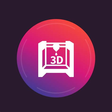 3d Printer Icon Additive Manufacturing Printing Symbol 49009562 Vector Art At Vecteezy
