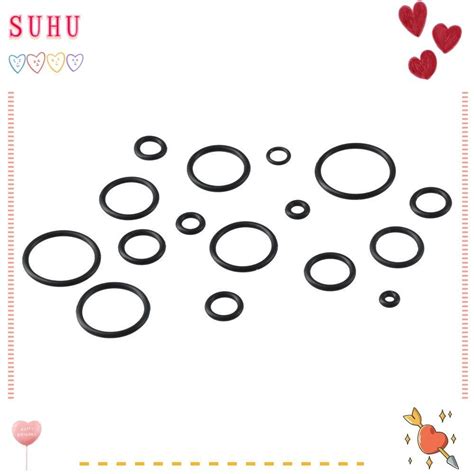 Suhu ชุดปะเก็นโอริงยางไนไตร กว้าง 1 5 มม สําหรับรถยนต์ 100 ชิ้น ประปา