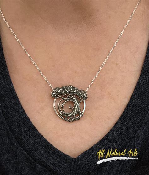 Fibonacci Tree Of Life Necklace In Sterling Silver Or Silicon Bronze Fibonacci Tree Of Life Necklace In Sterling Silver Or Silicon Bronze