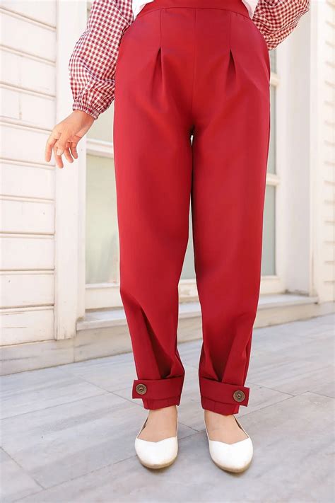 Pantalon Femme Classique Et Casual Mode Prêt à Porter Hijab France