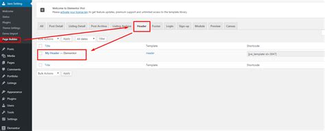 default menus and logo javo theme documentation