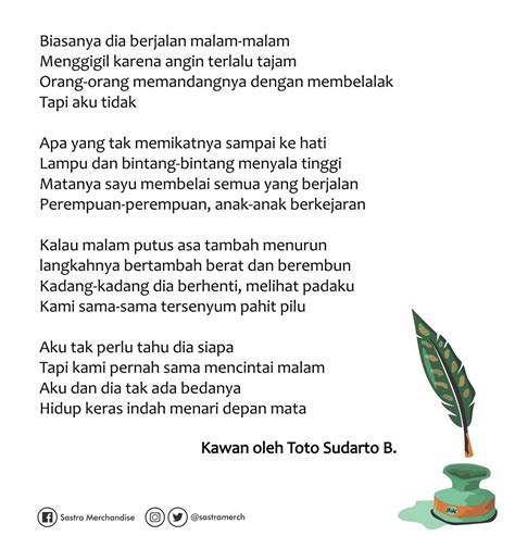 Puisi Toto Sudarto Bachtiar PELAJARANKU