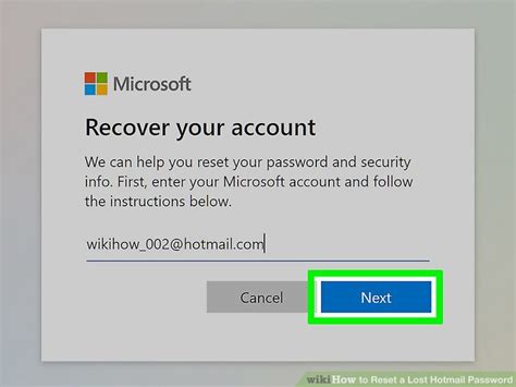 3 Ways To Reset A Lost Hotmail Password Wikihow