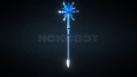 Ice Staff 3d Model By Nokobot [1d62df0] Sketchfab