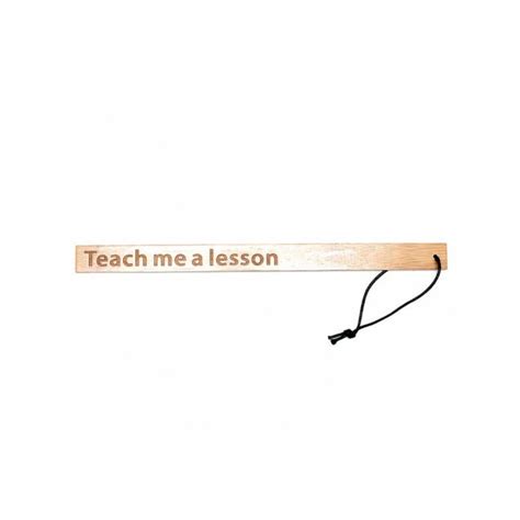 Accessoire Bdsm Paddle Règle En Bois Teach Me A Lesson