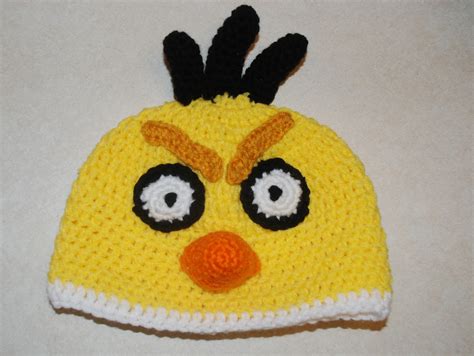 Amys Crochet Creative Creations Crochet Angry Yellow Bird Hat